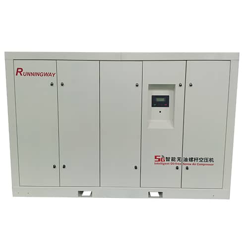 Industrial Stationary Dry Type Silent 7-10bar Oil Free Direct Driven AC ...