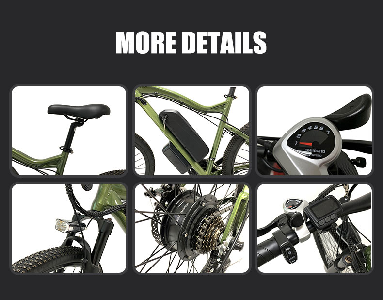 Electric Bike HL 500W 48V 10.4Ah 55km/h