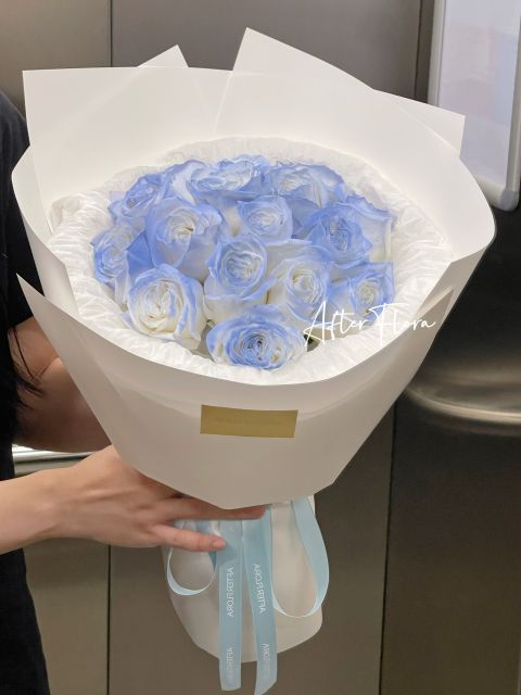 French Blue Roses