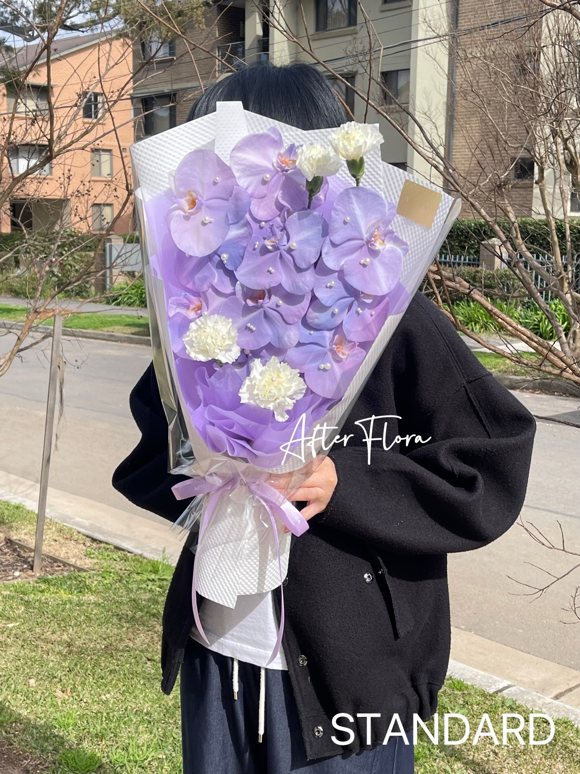 Fancy Orchids Lavender-Blue