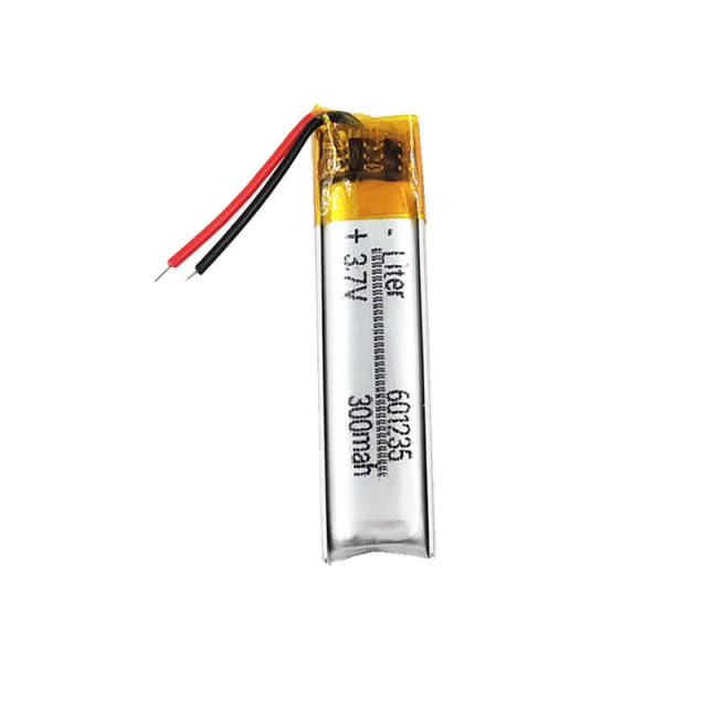 3.7v 300mAh 601235 Liter energy battery lithium li ion polymer ...