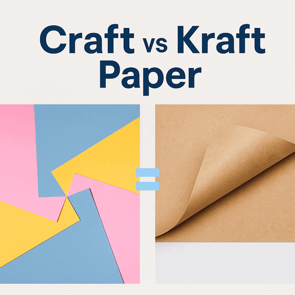 Differences between Craft vs Kraft Paper