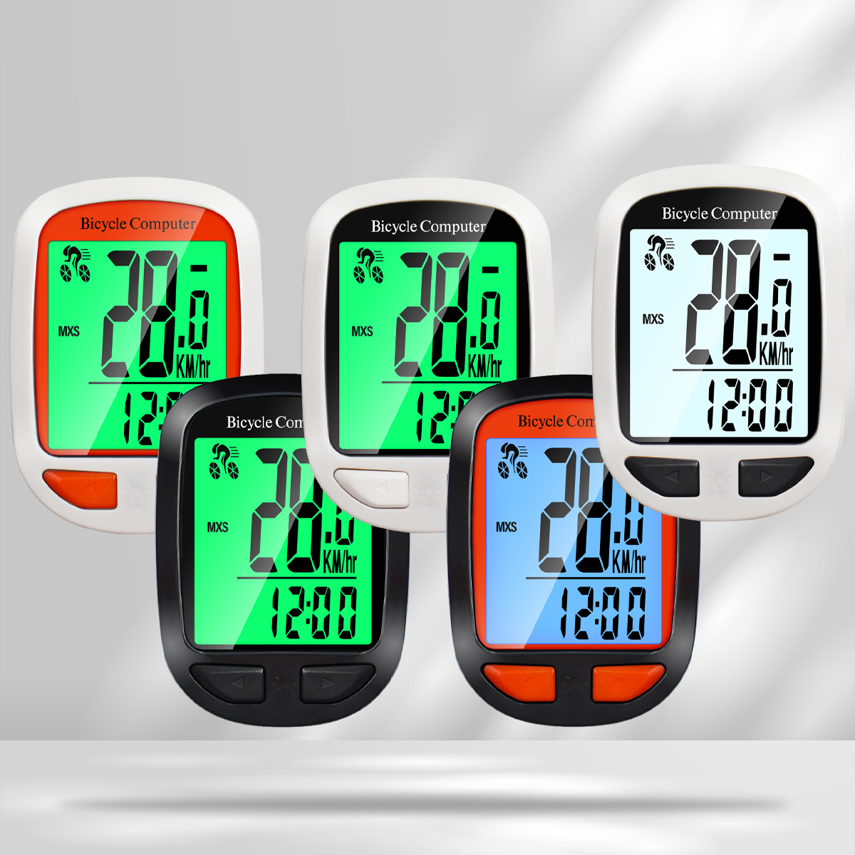 Bike Computer Cycle Wireless Speedometer Bicycle Digital Stopwatch ...