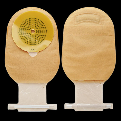Disposable 1 Piece Flange Wafer Colostomy Pouch Bag with Aluminum Strip ...