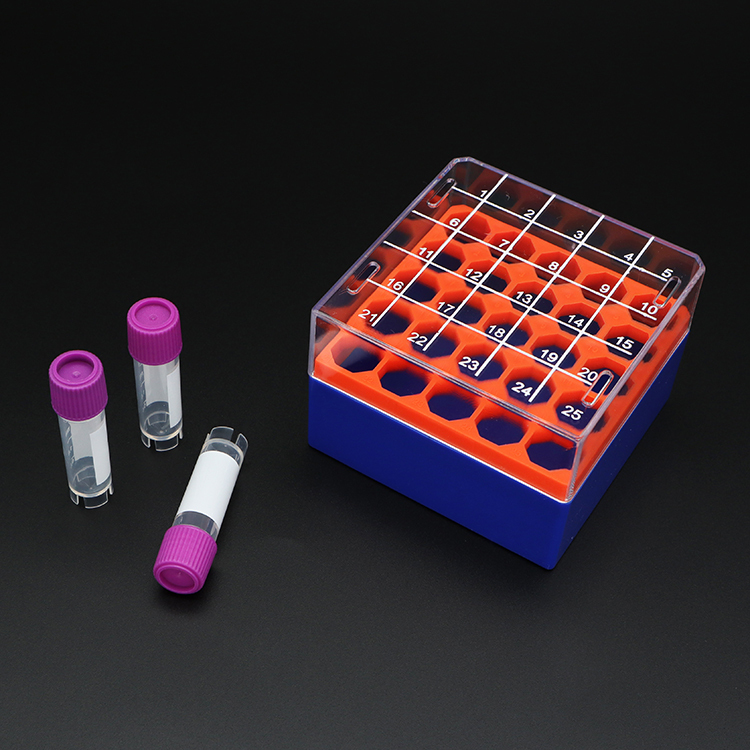 Cryovial storage box,Cryogenic tube