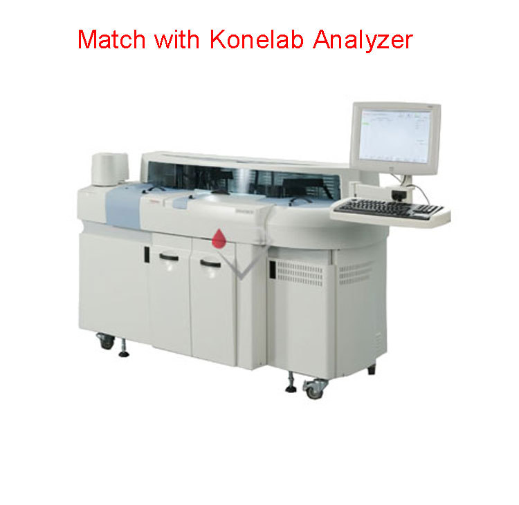 12-position Multicell plastic reaction cuvette for Konelab 20/20CX ...