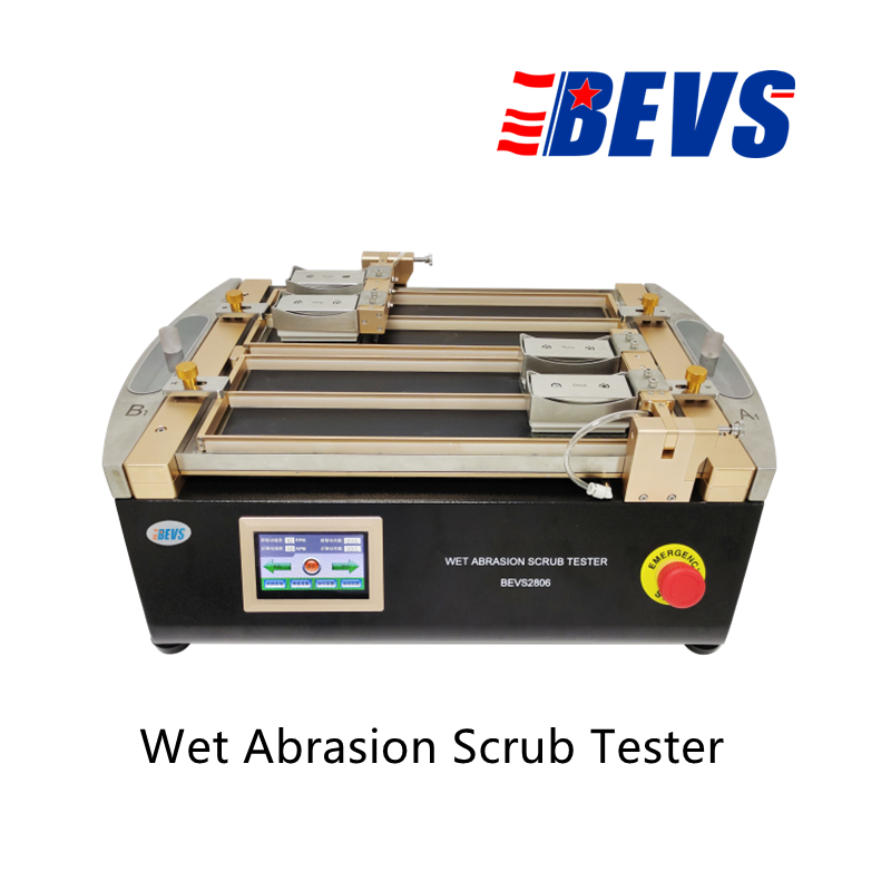 Wet Abrasion Scrub Tester Four Test Stations Including accessories
