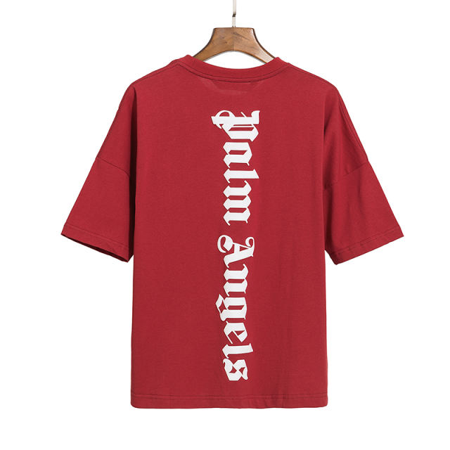 Free Shipping Palm Angels Letters Tee 5 Colors