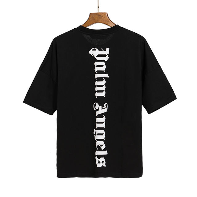 Free Shipping Palm Angels Letters Tee 5 Colors