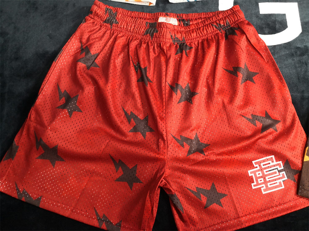 Free Shipping Eric Emanuel Star Mesh Shorts 6 Colors