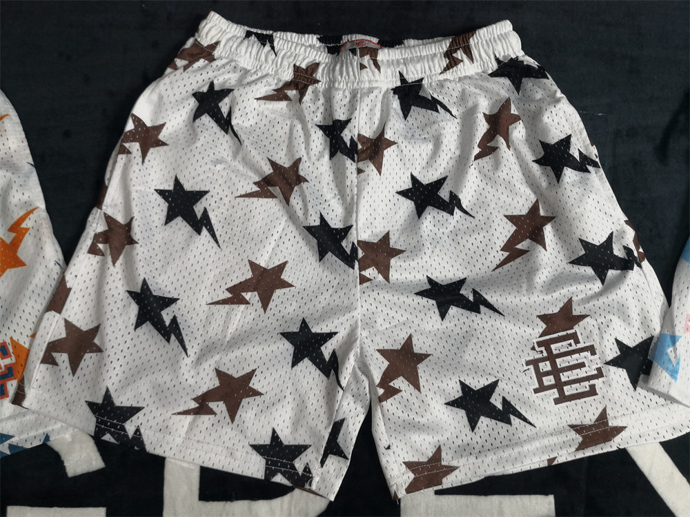Free Shipping Eric Emanuel Star Mesh Shorts 6 Colors