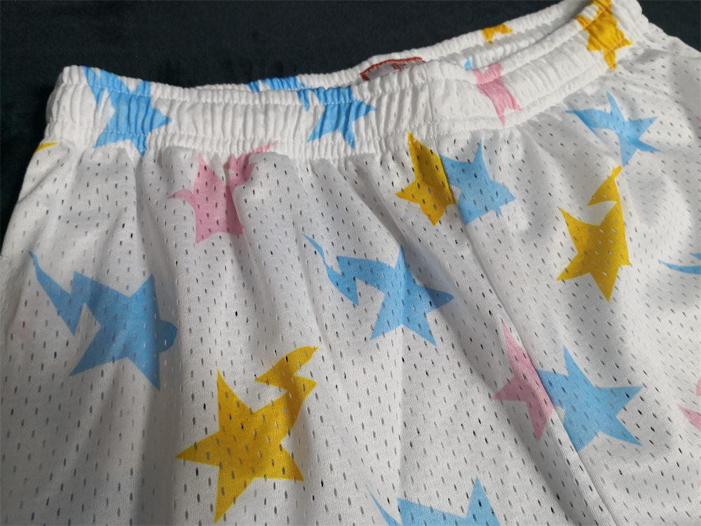 Free Shipping Eric Emanuel Star Mesh Shorts 6 Colors