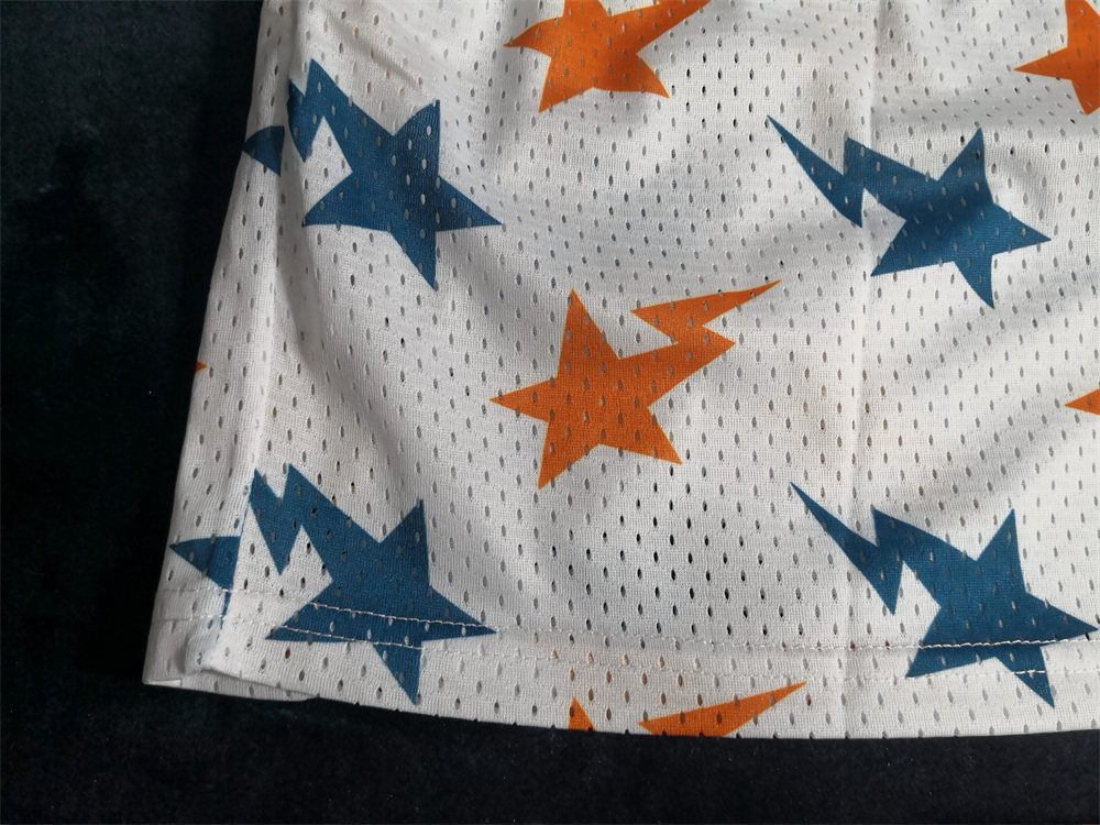 Free Shipping Eric Emanuel Star Mesh Shorts 6 Colors