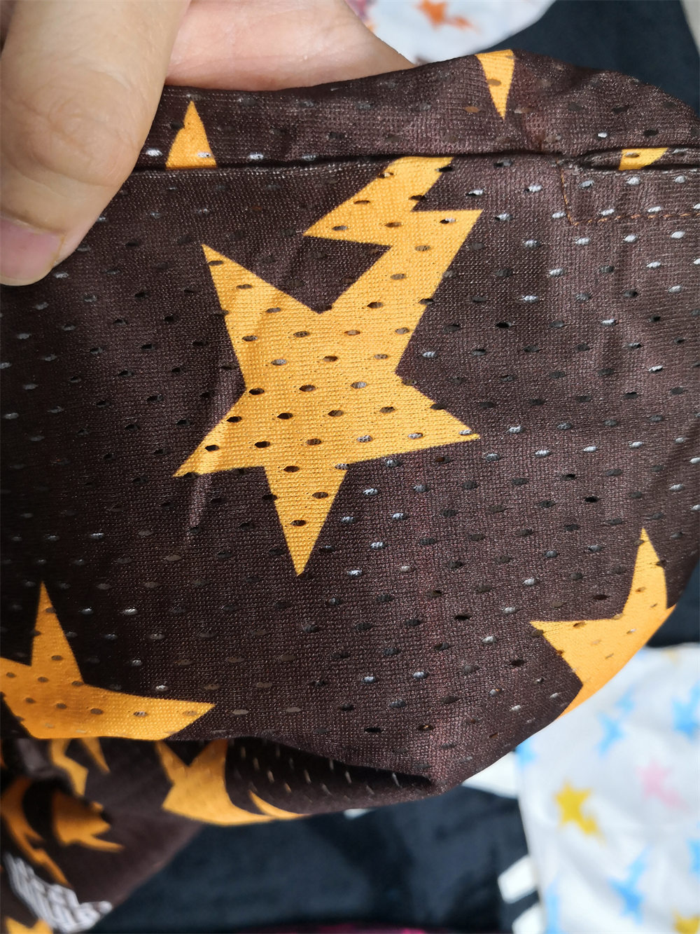 Free Shipping Eric Emanuel Star Mesh Shorts 6 Colors