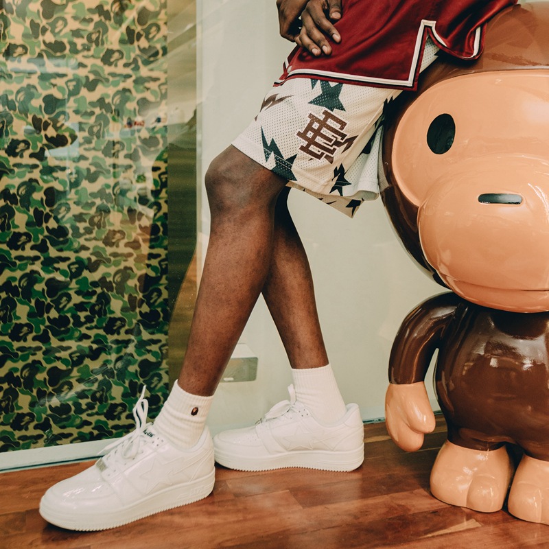 Free Shipping Eric Emanuel Star Mesh Shorts 6 Colors