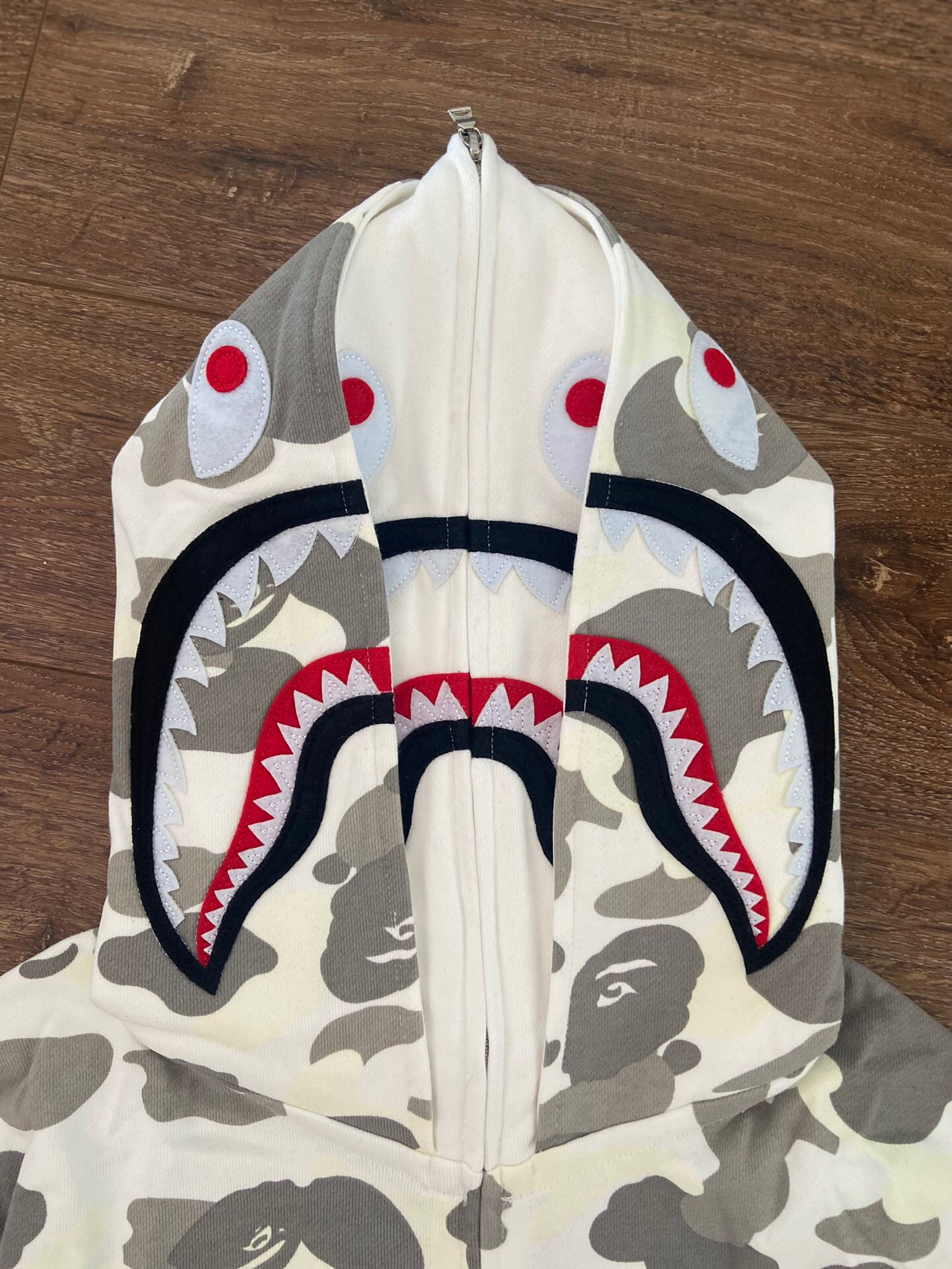 Bape Double Hood Glow in The Dark Hoodie 2 Colors