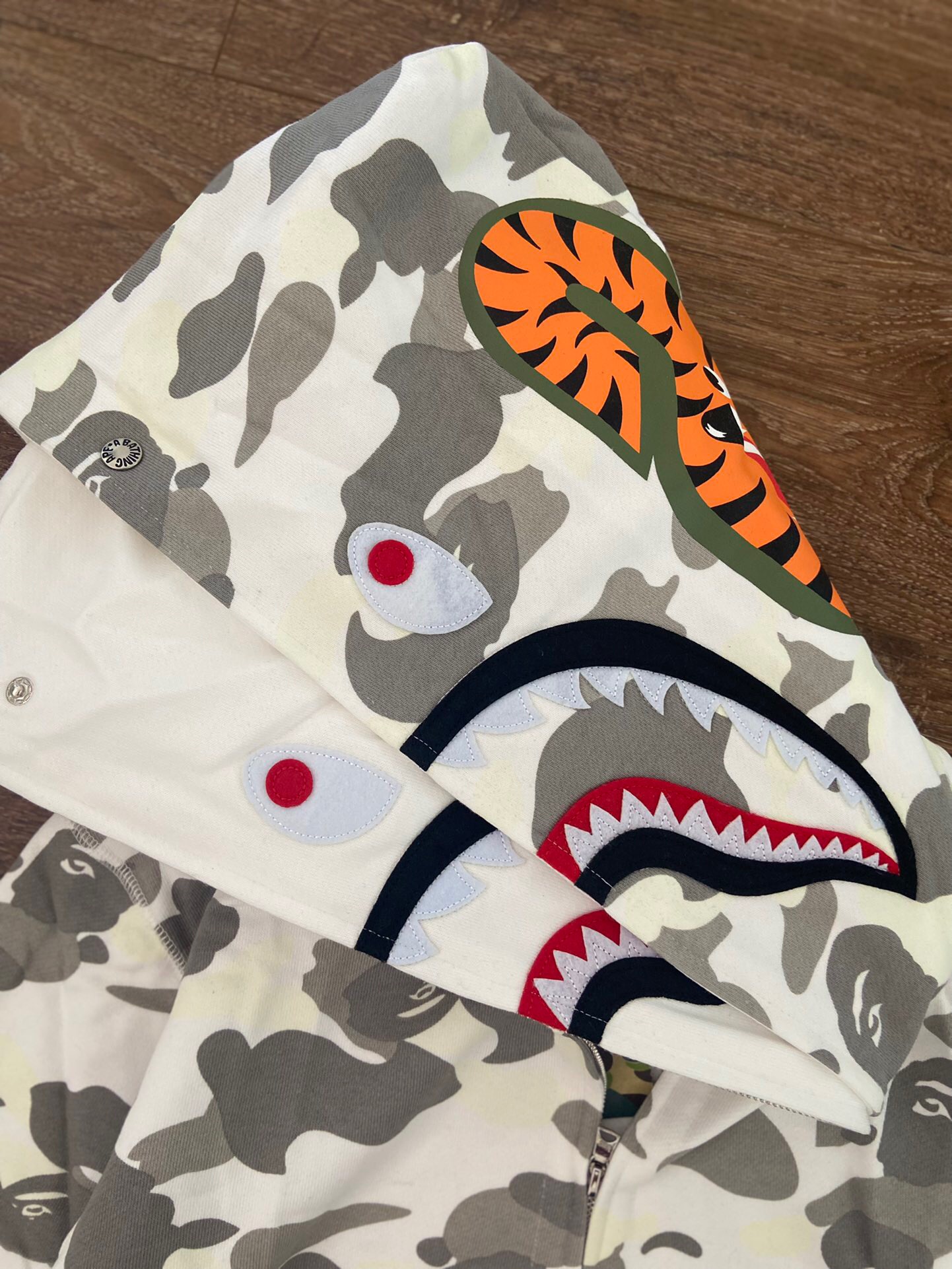 Bape Double Hood Glow in The Dark Hoodie 2 Colors