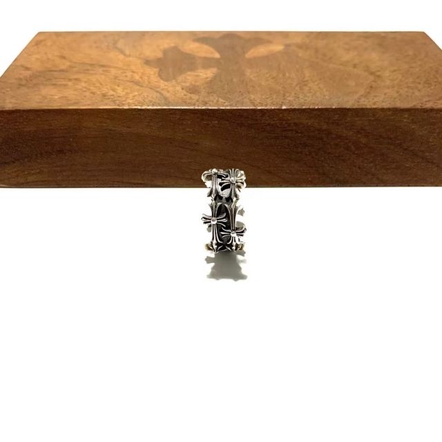 Chrome Heart Overlapping Cross Ring