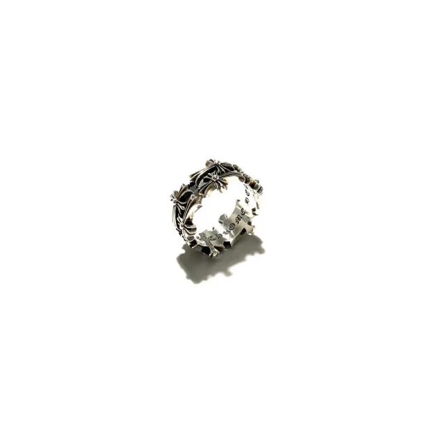 Chrome Heart Overlapping Cross Ring