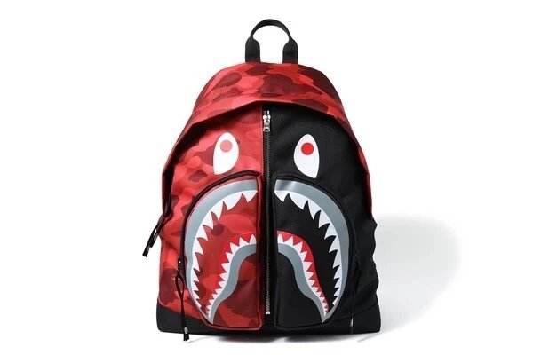 Bape camo shark backpack 3 colors