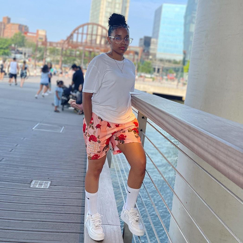 Free Shipping Eric Emanuel Rose Mesh Shorts 3 Colors