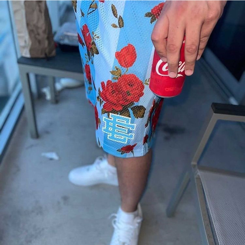 Free Shipping Eric Emanuel Rose Mesh Shorts 3 Colors