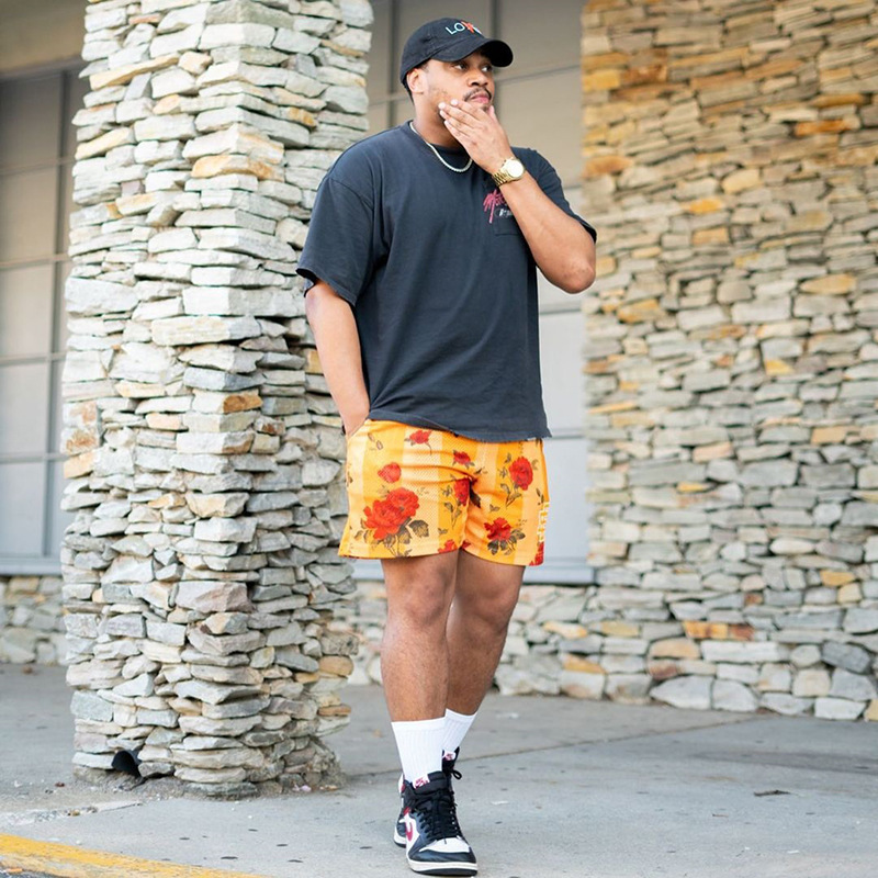 Free Shipping Eric Emanuel Rose Mesh Shorts 3 Colors