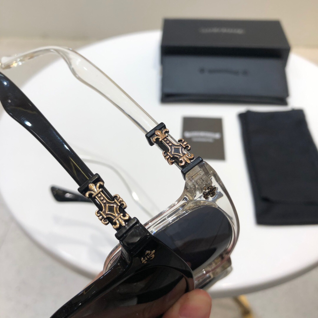 Free shipping Chr0me Hearts gold cross sunglasses 2colors