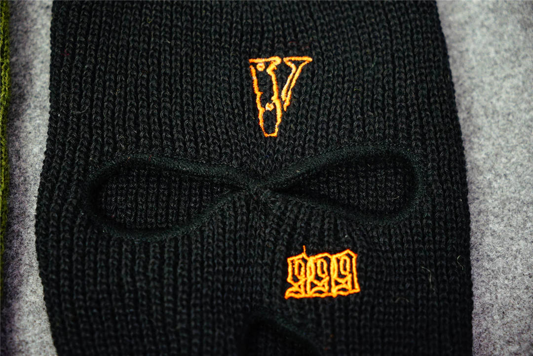 Free shipping Vlone 999 Logo Mask black army green