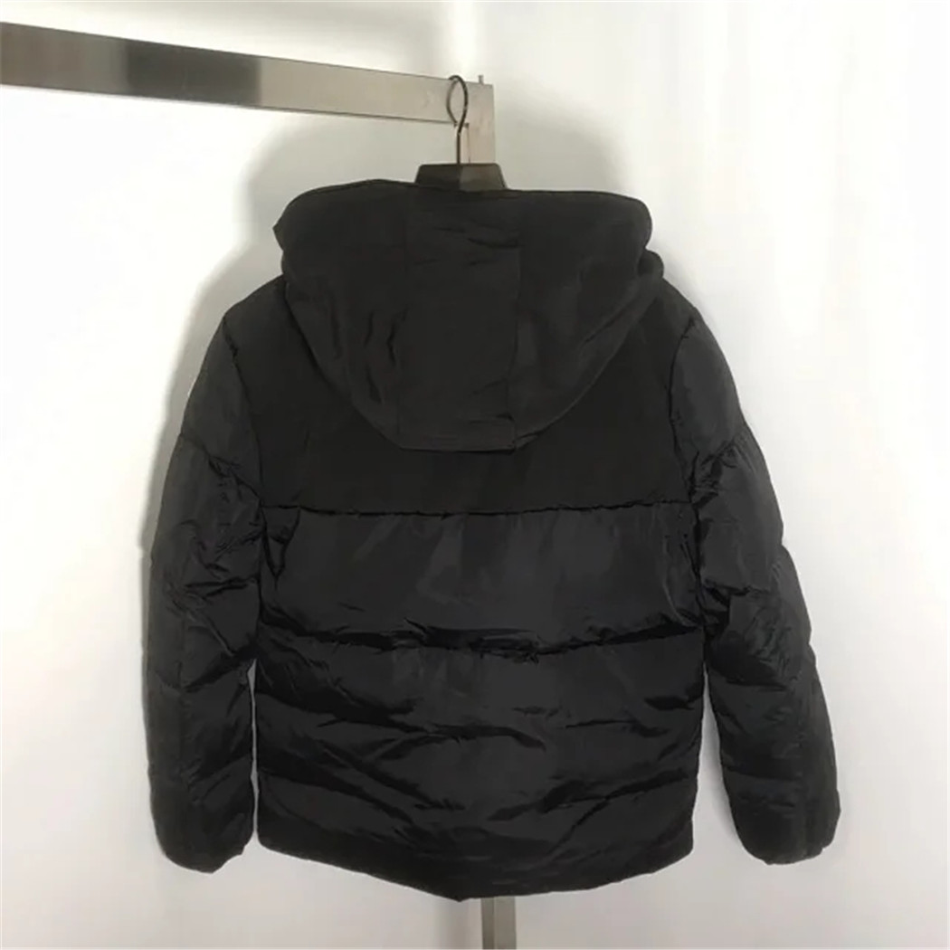 Moncler Inside Letters Down Jacket Black Color