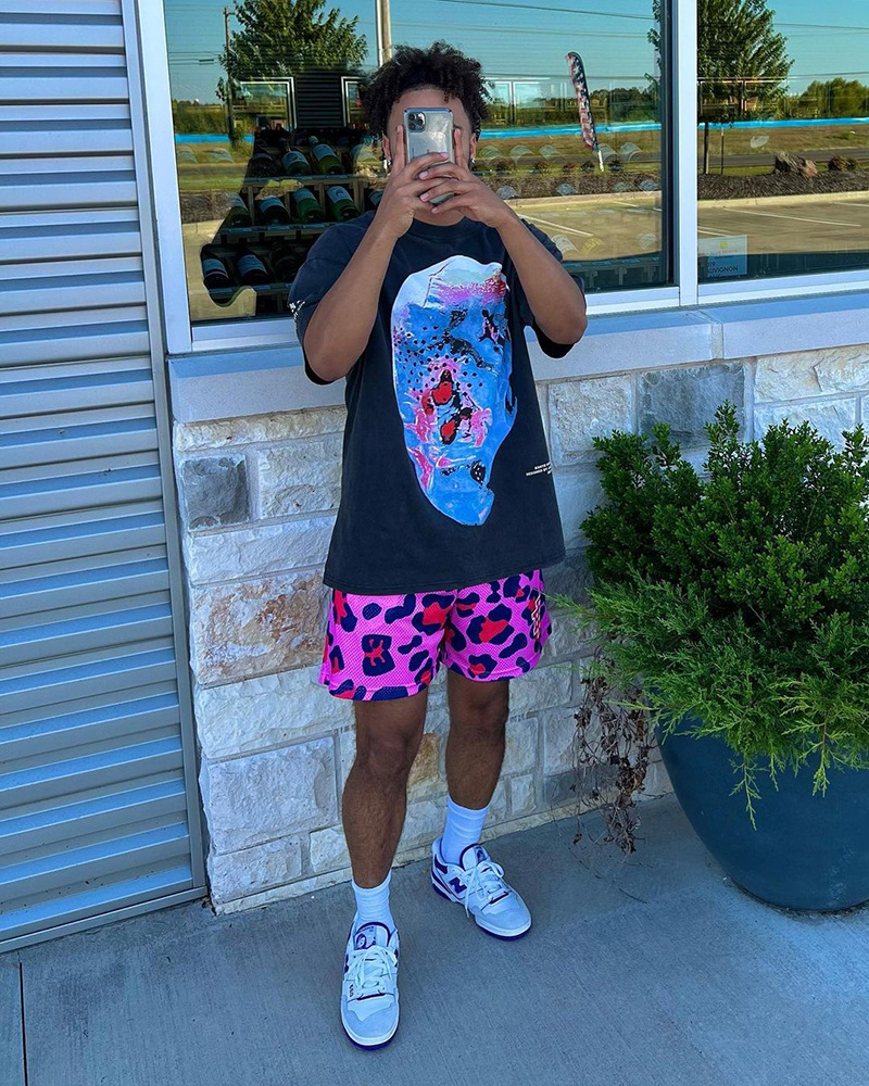 Eric Emanuel Leopard Shorts