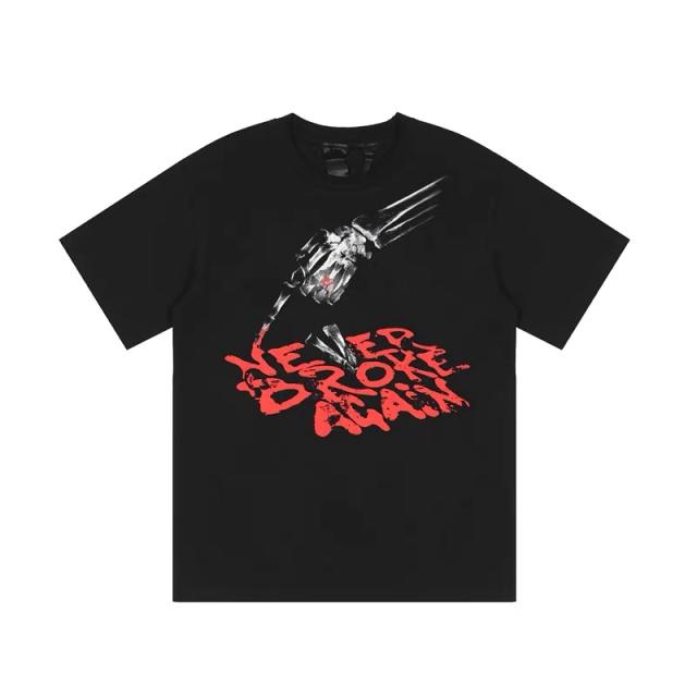 vlone skeleton tee black white