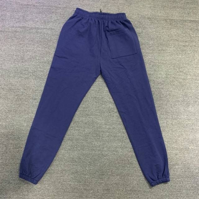 Young Thug 2021 Sp5der 555555 Spider Web Pants Navy Blue