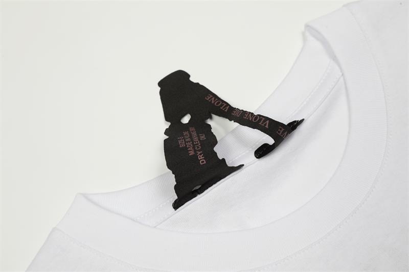 Vlone jesus in purgatory tee black white