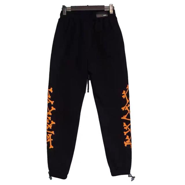 Amiri Bone Skeleton Sweat Pants Black Green Reps Replica Ninjahype ...