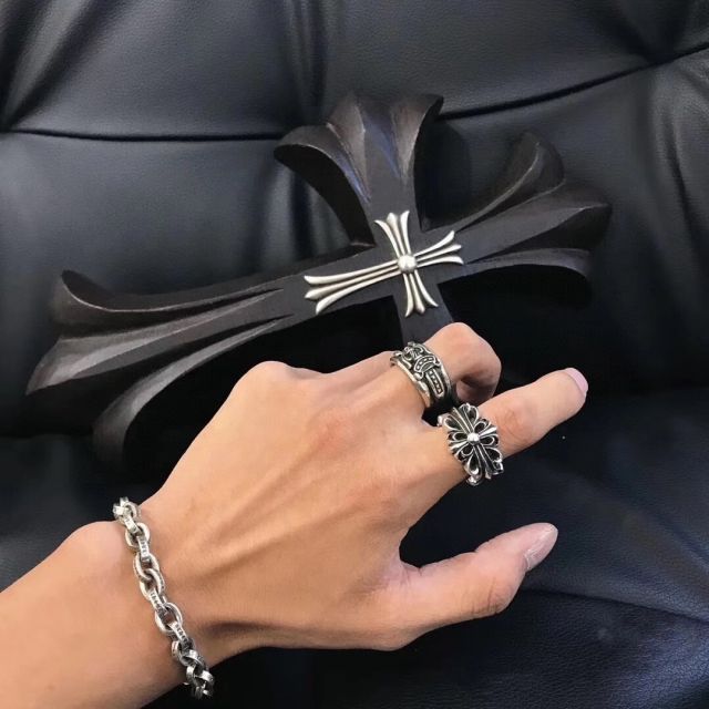 CH Interlock Chain Bracelets 925 Silver