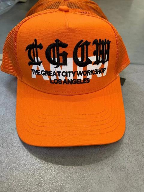 Amiri sanskrit cap hat orange blue white black