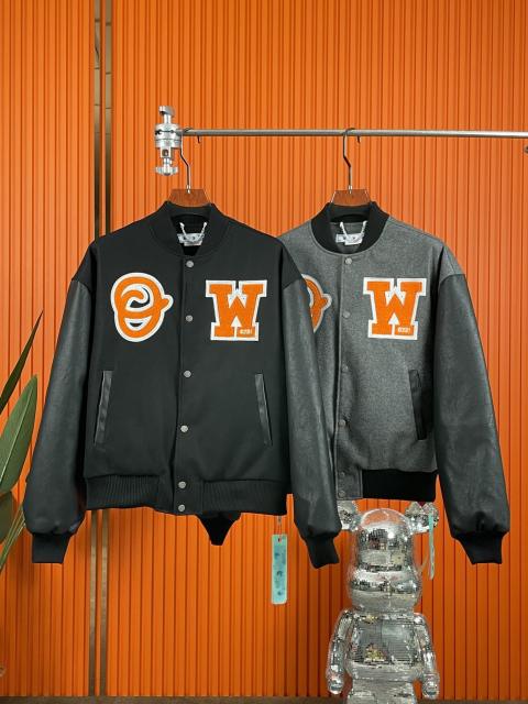 Off White OW Varsity Jacket Grey