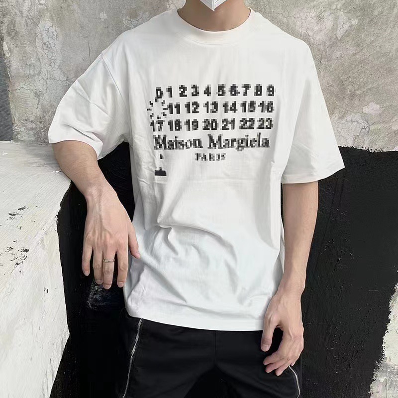 Masion Margiela Mosaic Fonts T-Shirt White