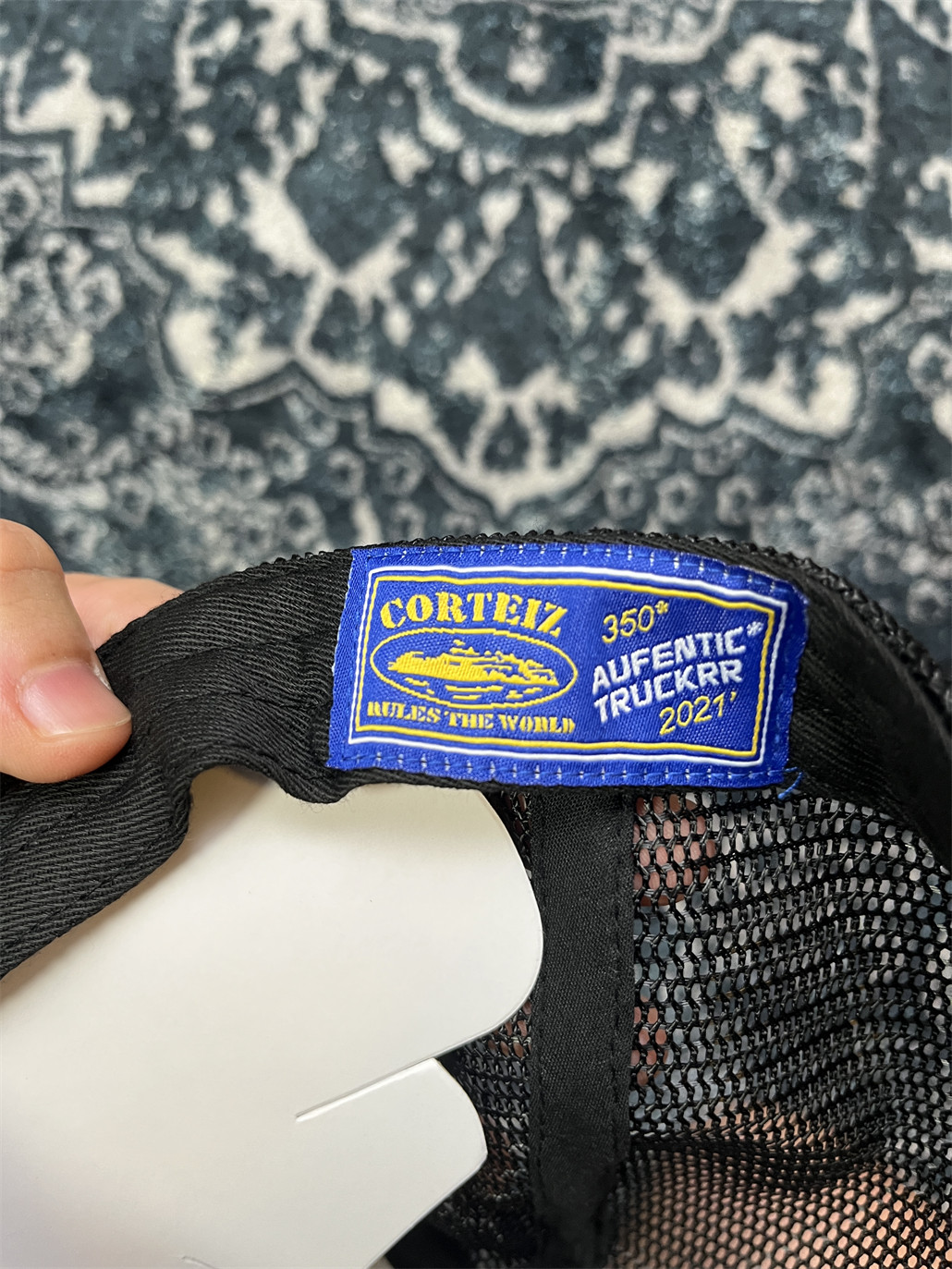 Corteiz Wing Hat Black