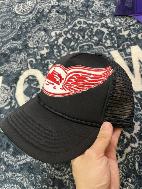 Corteiz Wing Hat Black