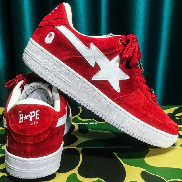 Bape Sta Bapesta SK8 Dunk White Shoes