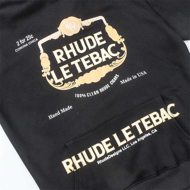 Rhude slogans hoodie 2 colors