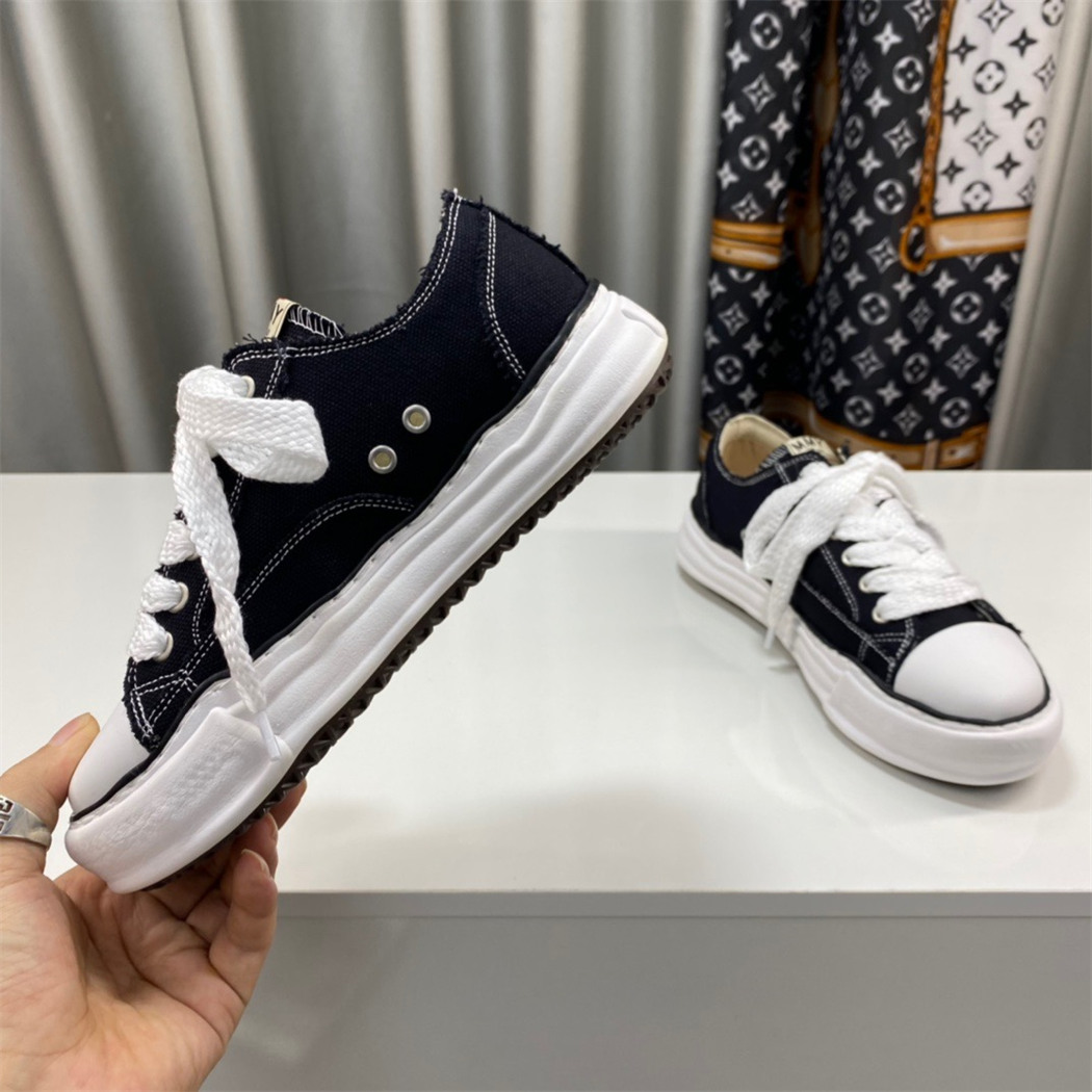 Masion Mihara Yusuhiro MMY Canvas Shoes Black Low