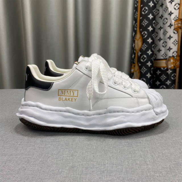 Masion Mihara Yusuhiro MMY Canvas Melting Sole Shoes White Low