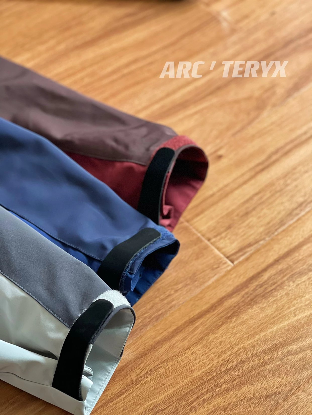 Arcteryx color matching jacket 3 colors