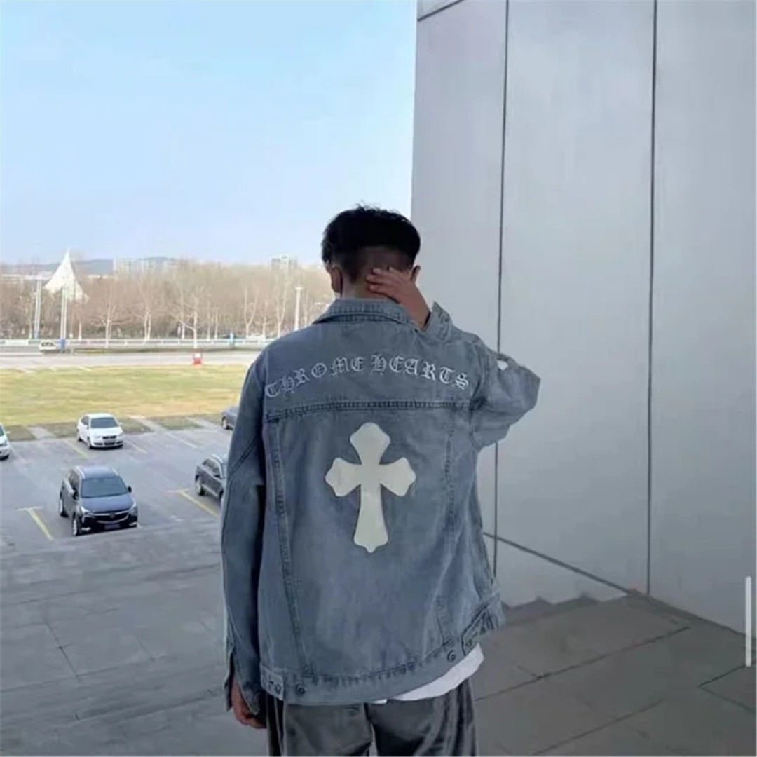 Chrome hearts denim jacket Blue