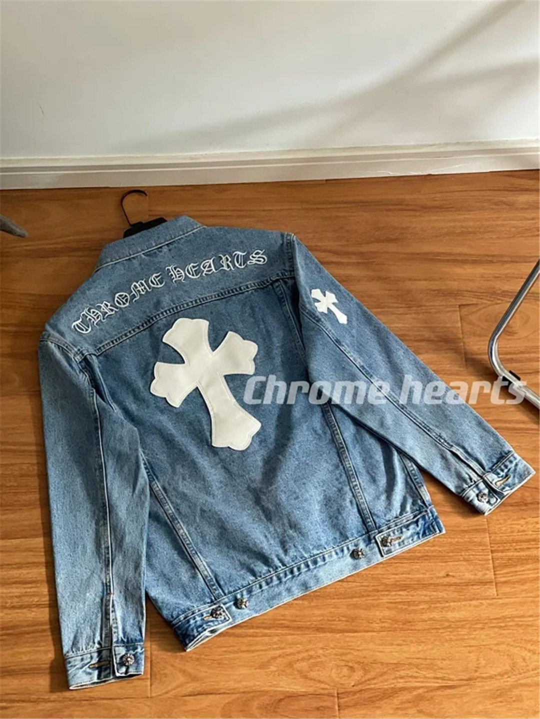 Chrome hearts denim jacket Blue