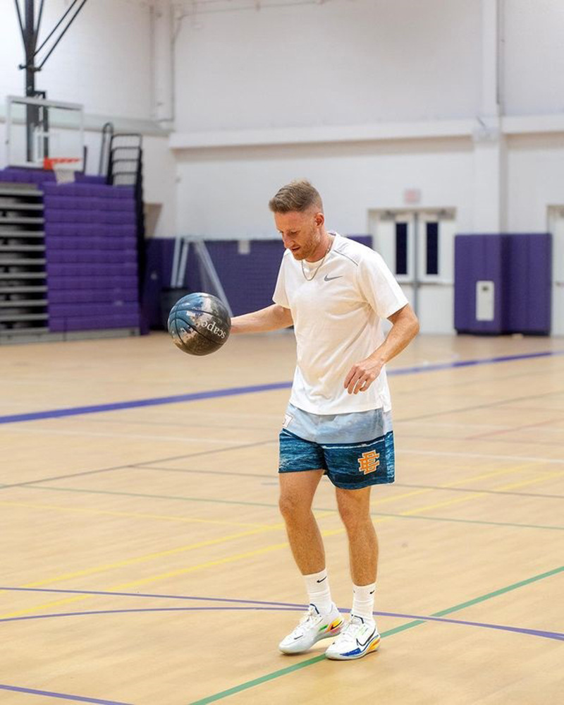 Eric Emanuel Basketball Boards in Sea Shorts Blue