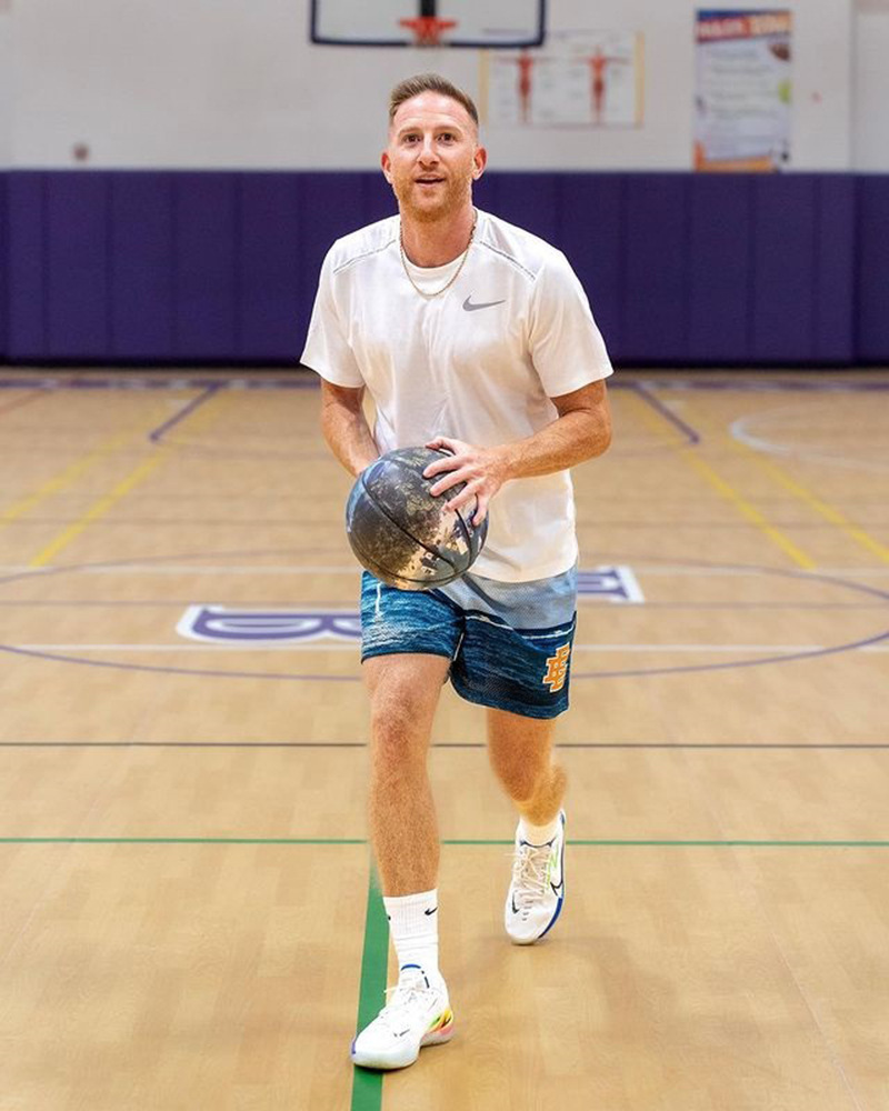Eric Emanuel Basketball Boards in Sea Shorts Blue